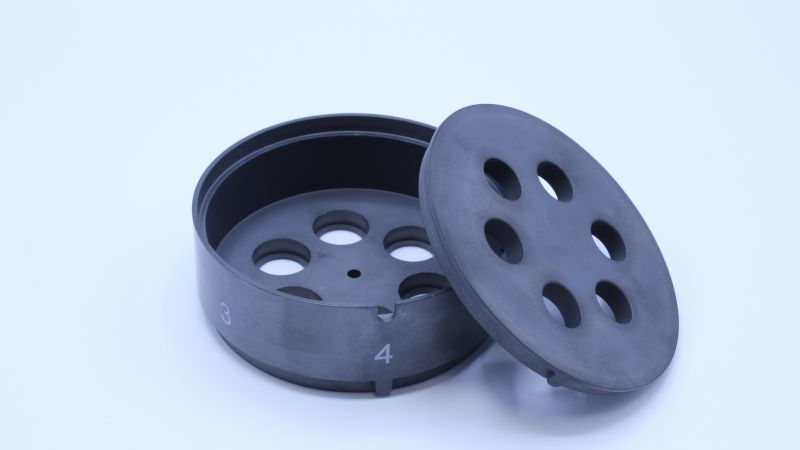 Graphite sample carrier for 6 samples | LFA/CARRIER/GR/6